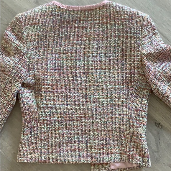 Express | Jackets & Coats | Express Pink Coco Tweed Jacket | Poshmark